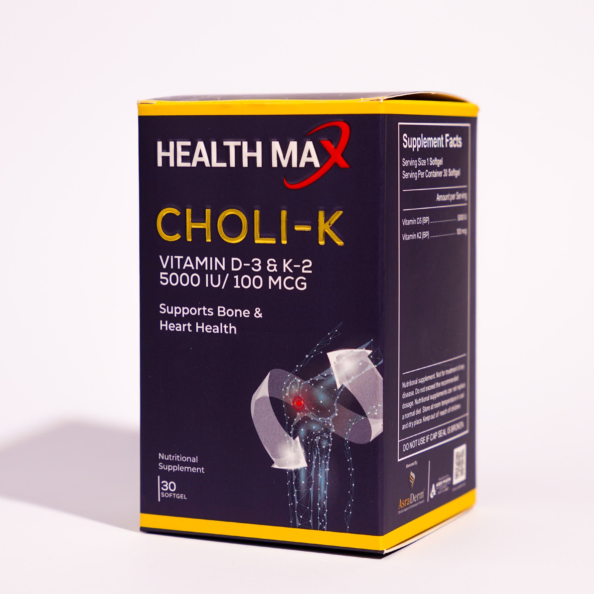 HEALTH MAX CHOLI-K Supplement: Healthier Heart, Happier You – Asraderm