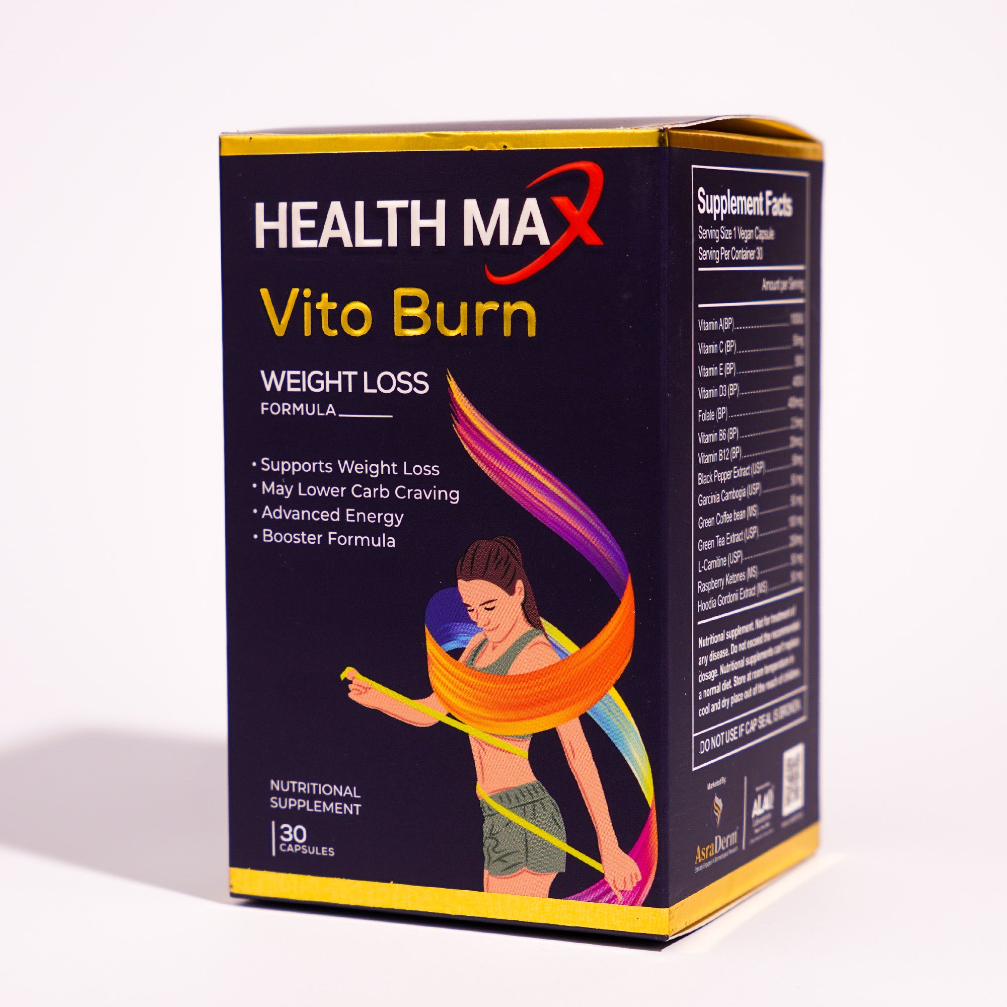 Health Max Vito Burn: Weight Loss Supplement & Energy Booster – Asraderm