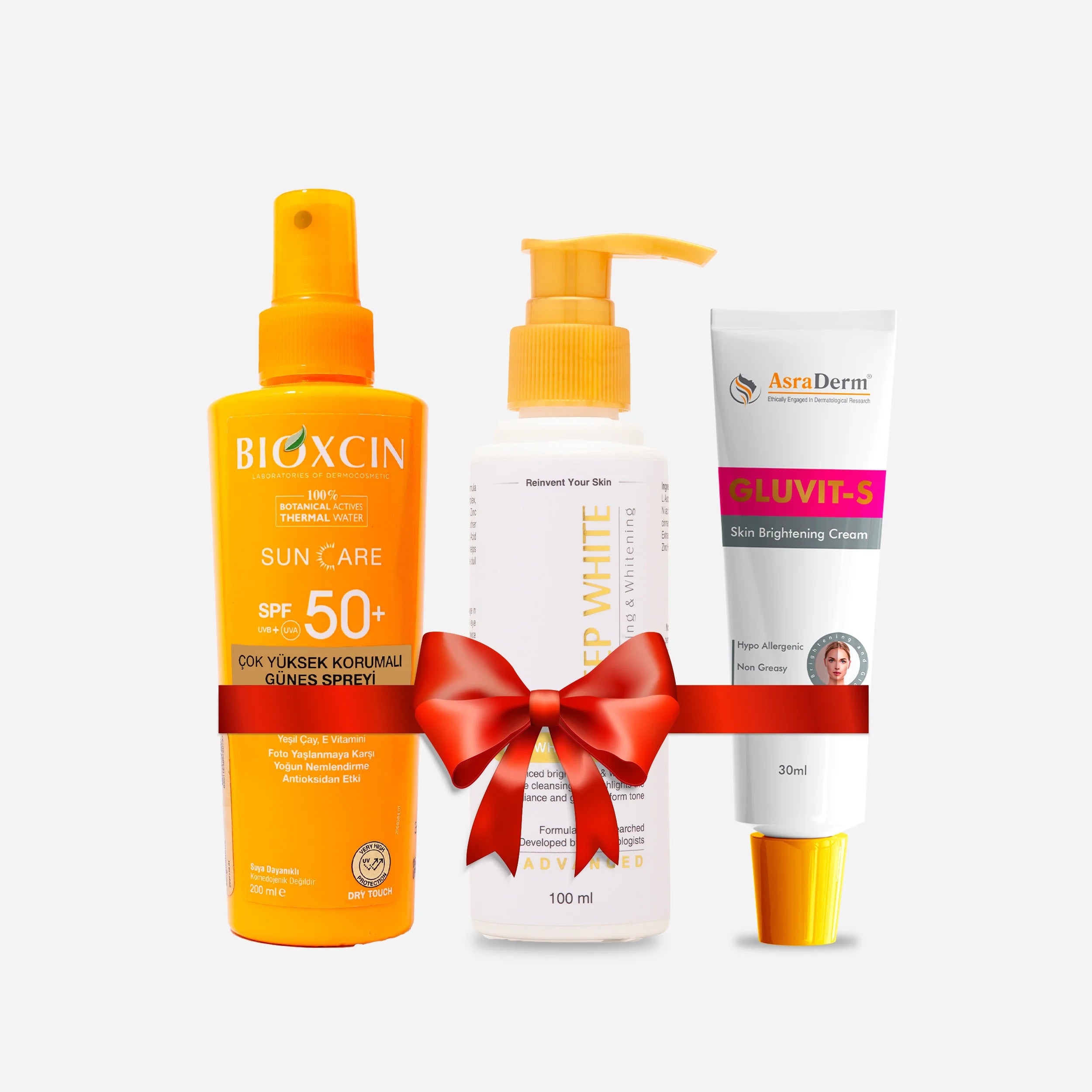 Summer Glow Up: Sun Protection & Brightening Bundle (SPF 50+) – Asraderm