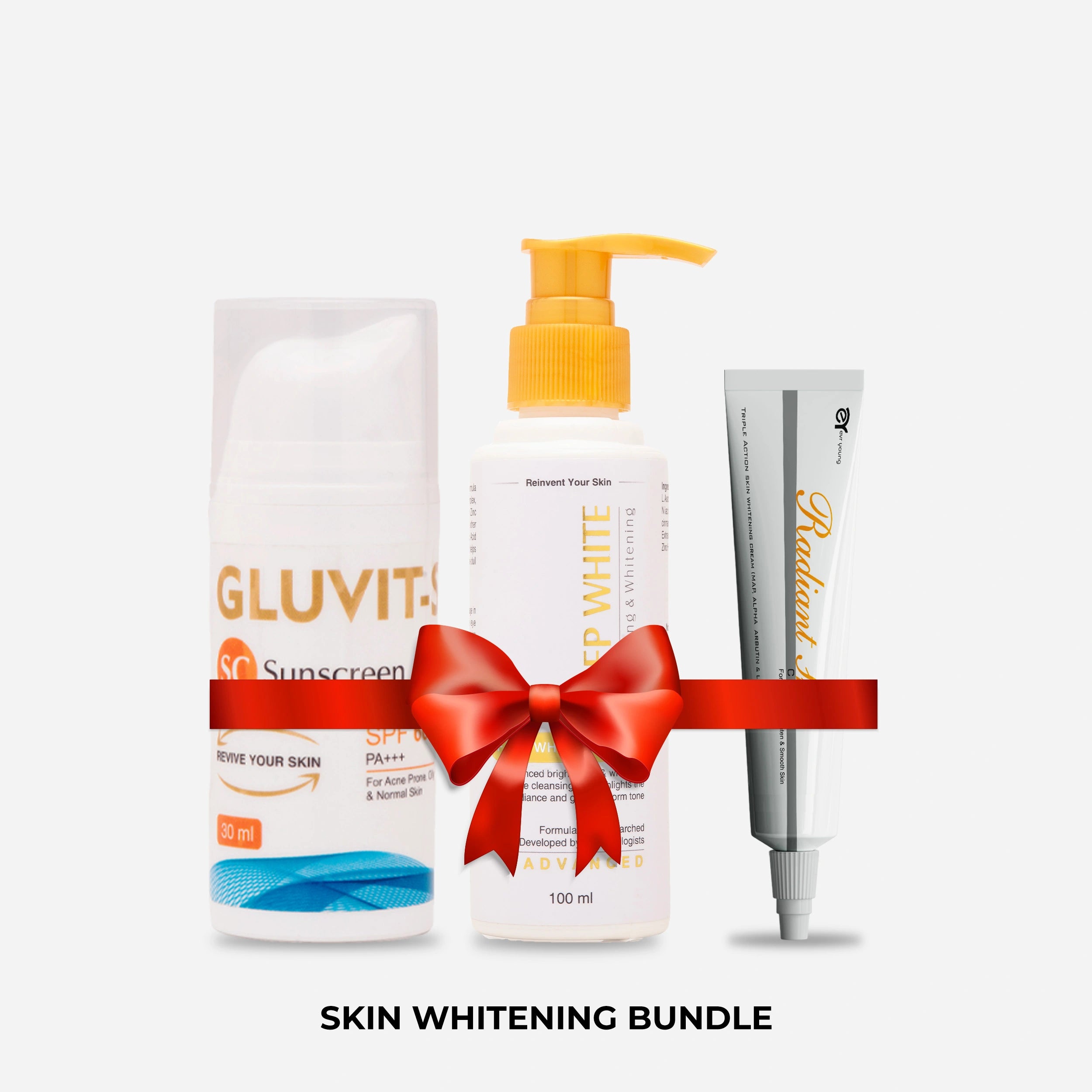 Skin Whitening Bundle For Radiant, Glowing and Clear Skin